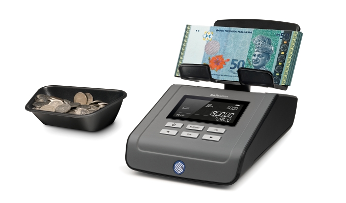 Money Counting Scale - Safescan 6165 - Counts coins and banknotes ...